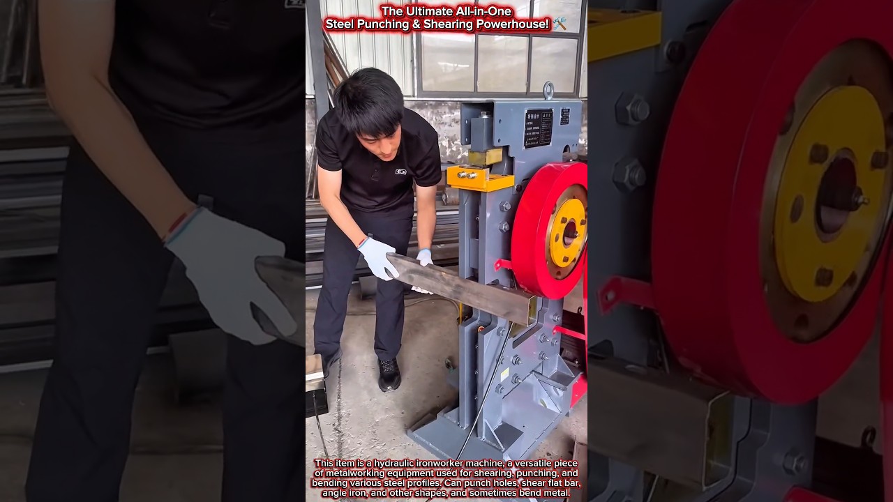 The Ultimate All-in-One | Steel Punching & Shearing Powerhouse! 🛠️