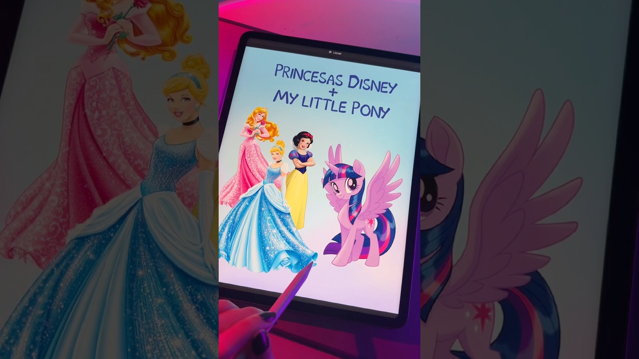 What would Disney princesses look like in the world of My Little Pony? #mylittlepony #disney #pri...