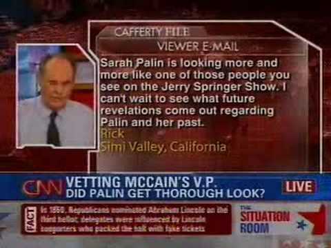 CNN’s Jack Cafferty Reads “Viewer Mail” on McCandy | From the Left