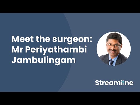 Introducing Mr Periyathambi Jambulingam - Consultant Bariatric Surgeon