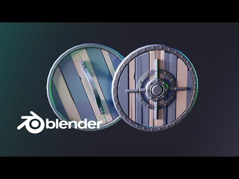3D Modeling lowpoly SHIELD in Blender 3.0