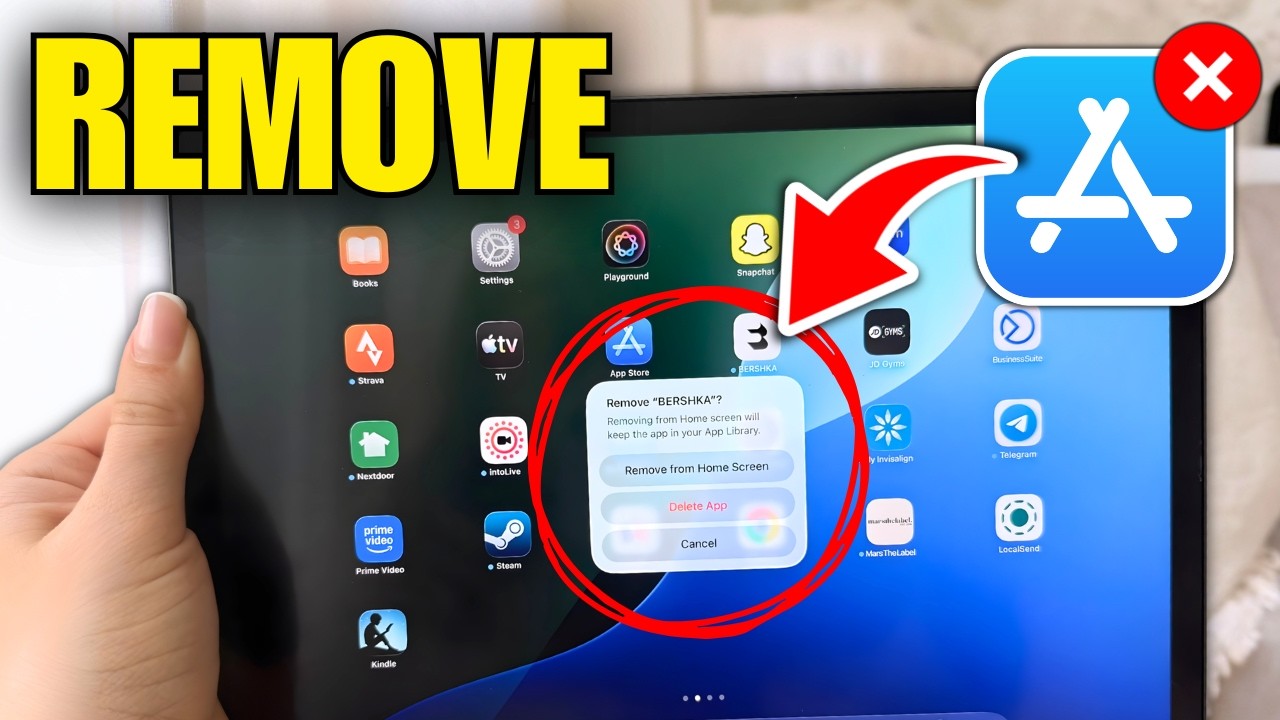 How To Remove Apps From iPad Permanently