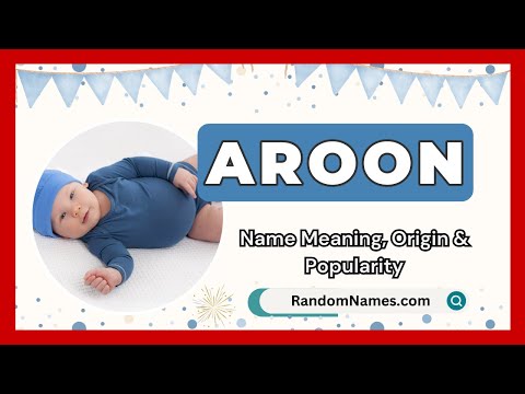 Aroon - Baby Boy Name Meaning, Origin & Popularity - RandomNames.com