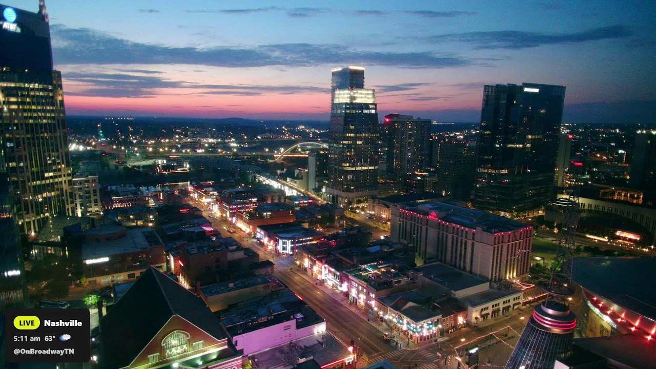 🔴 LIVE: Nashville Live Cam • Lower Broadway (With Sound)