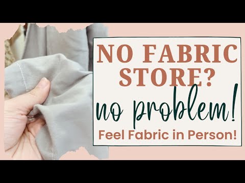 Where to Find Fabric You Can Touch First – No Fabric Store Needed!