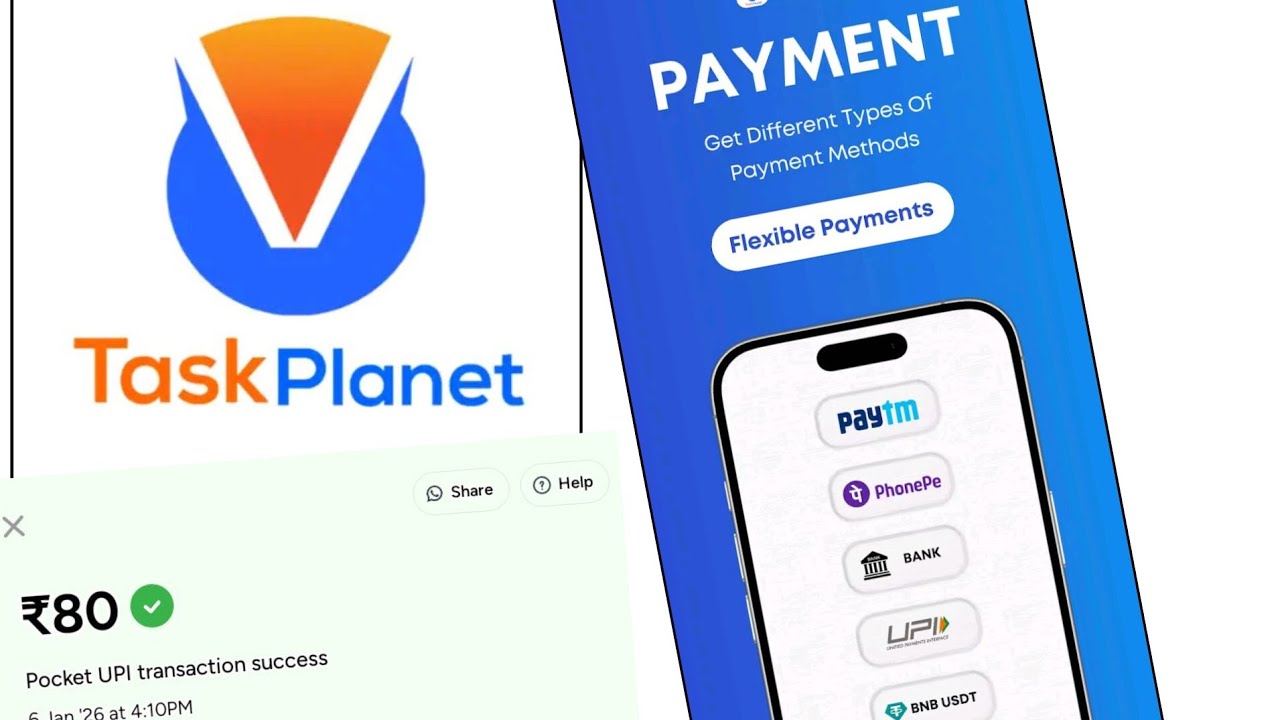 How to earn money from Taskplanet with Withdrawal proof 😱💲🤑