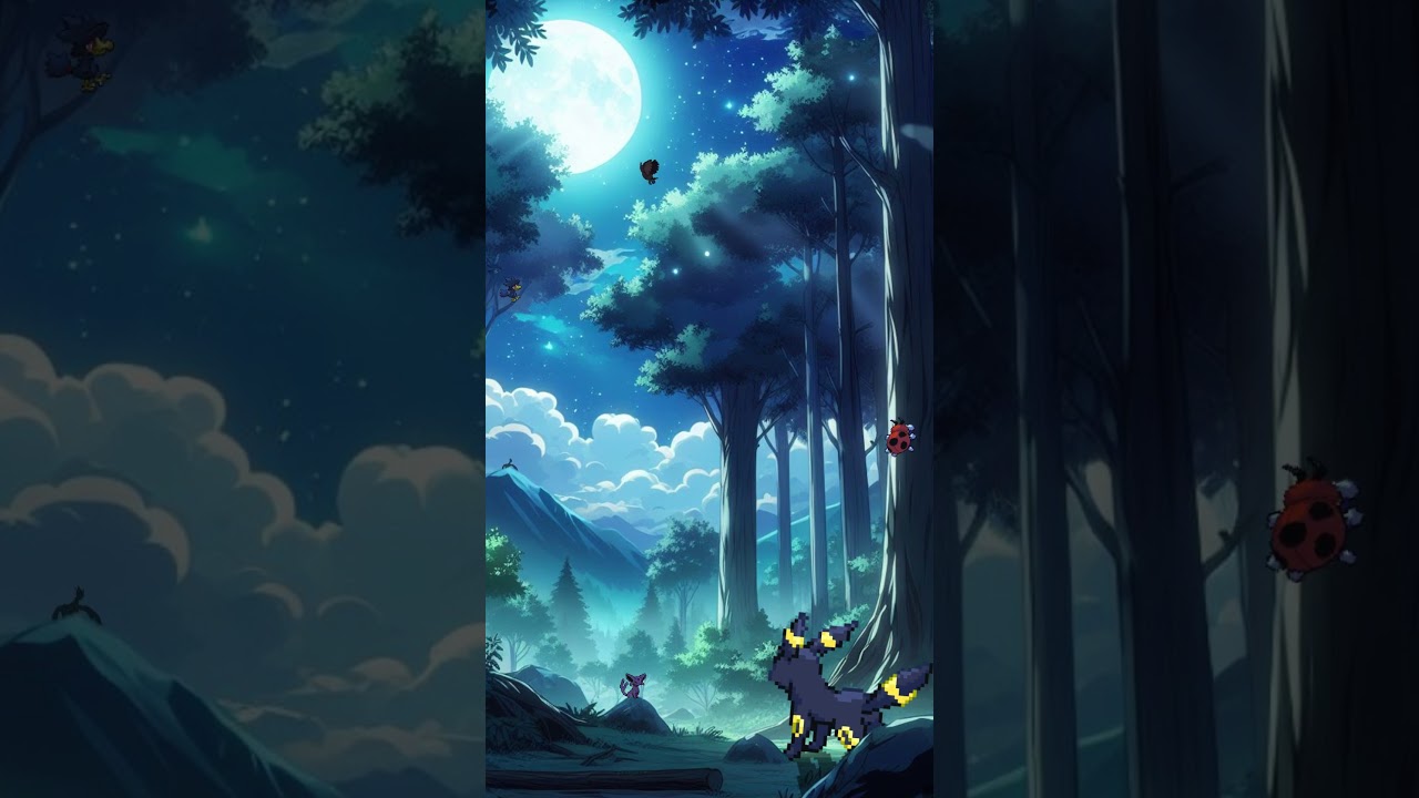 Umbreon vs Espeon Wallpaper Animated