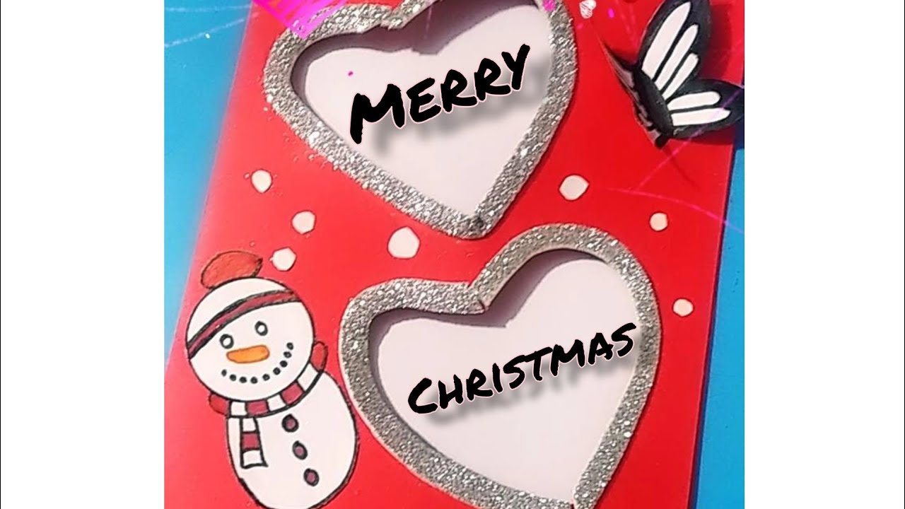 How to make Christmas card/Diy Christmas Day card/Handmade christmas day card..