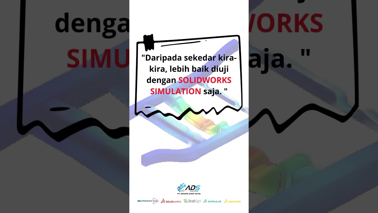 DAFTAR WEBINAR ANALISA DENGAN SOLIDWORKS SIMULATION #shorts