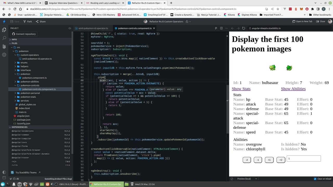 Create RxJS custom operators