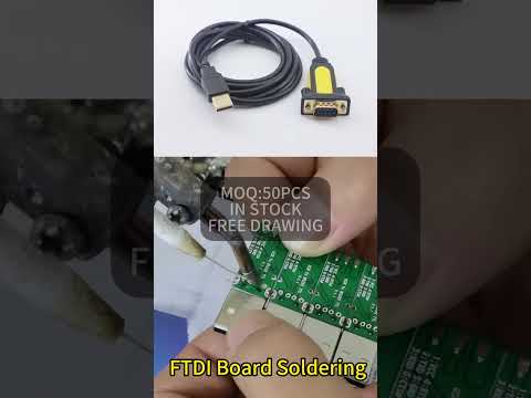 🔥 Precision-Built USB-RS232 FTDI Cables: Full Factory Process Revealed!