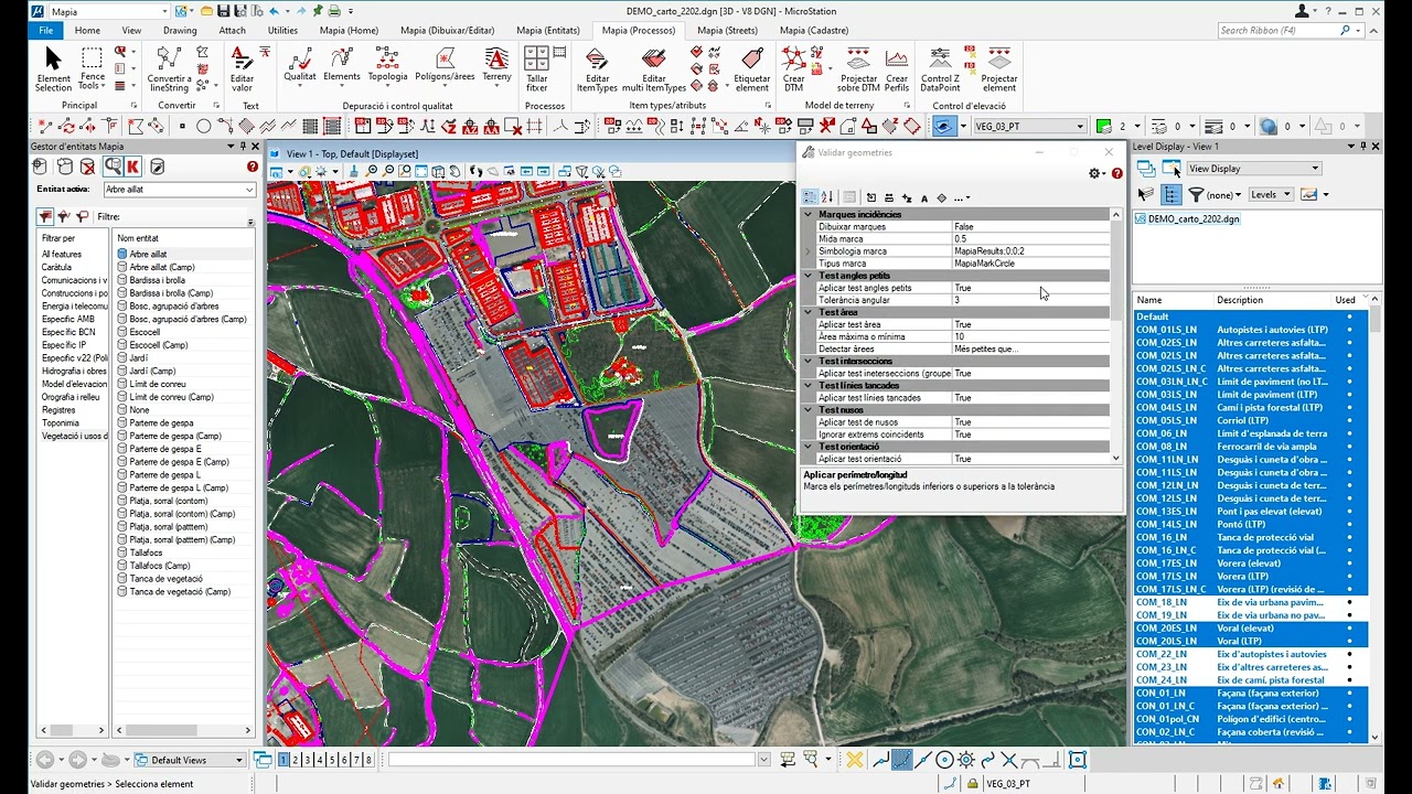 Mapia Connect tools | Processes | Geometry Validator