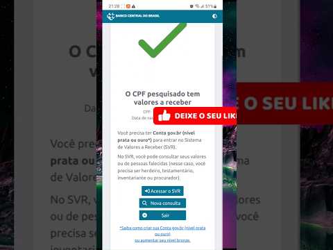 COMO SACAR O DINHEIRO ESQUECIDO NA CONTA BANCÁRIA DOS VALORES A RECEBER DO BANCO CENTRAL