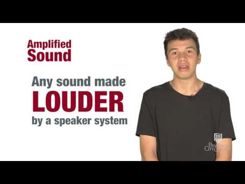 What is Amplified Sound?
