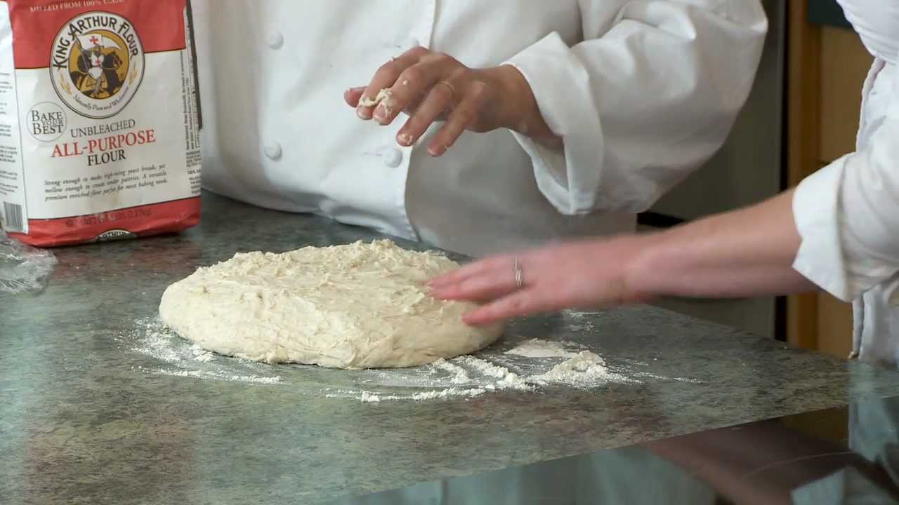 Sourdough bread: making the dough