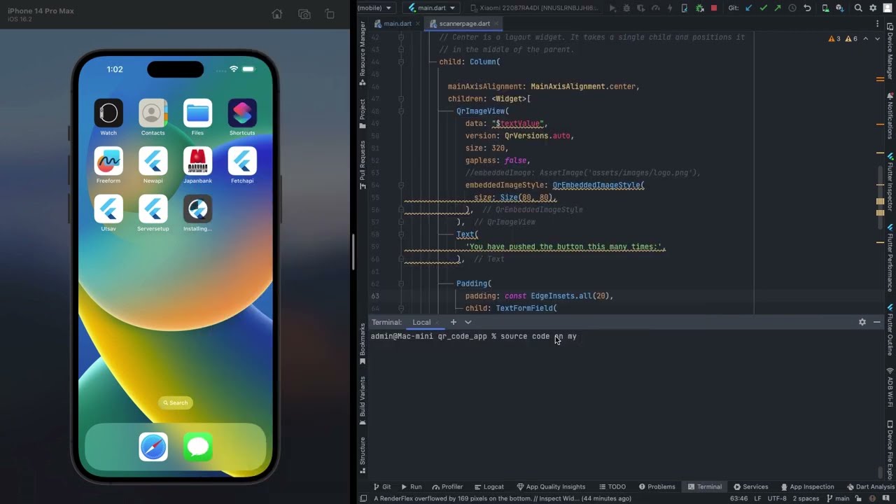 Flutter QR Code Generator Tutorial: Create and Scan QR Codes Using Flutter