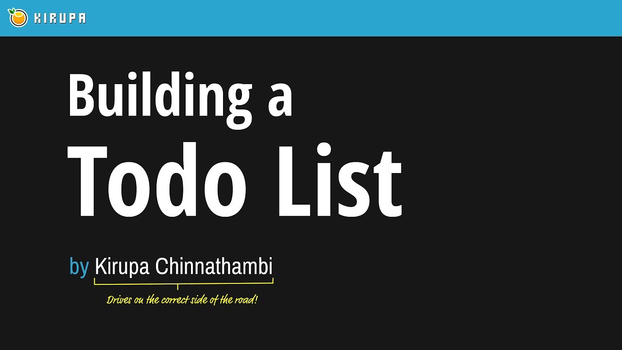 14. Building a Todo List App in React