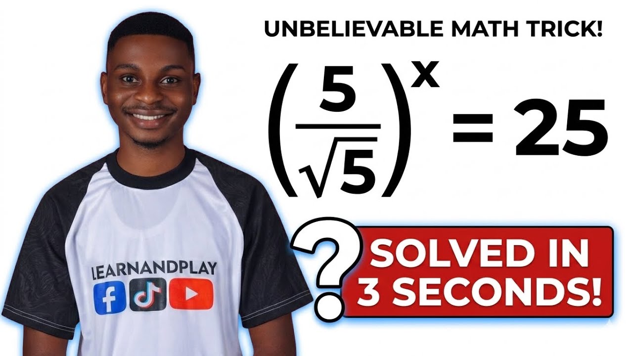 The Math Olympiad Question Anyone Can Solve (With This Trick!)