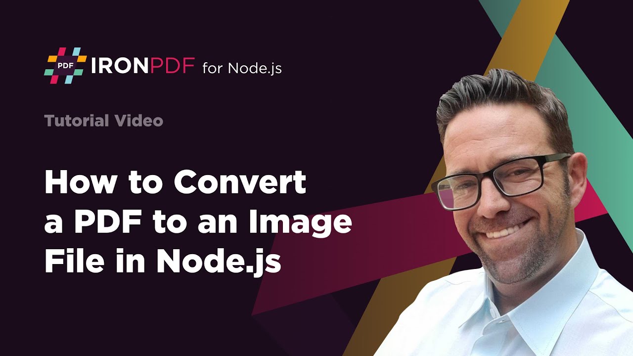 How to Convert a PDF to an Image File in Node.js | IronPDF