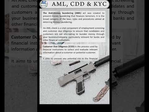 Difference between AML, CDD & KYC