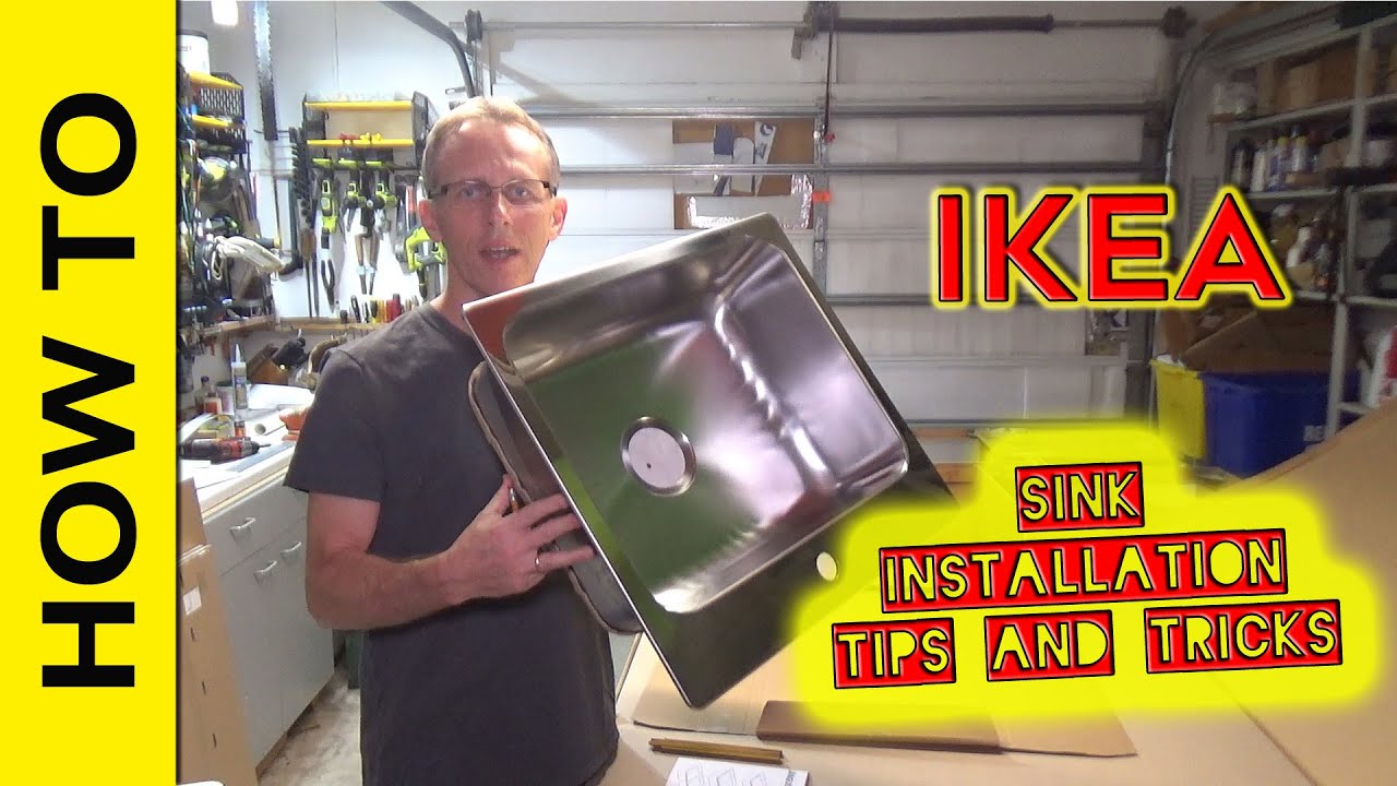 IKEA kitchen sink installation tips, tricks and Template