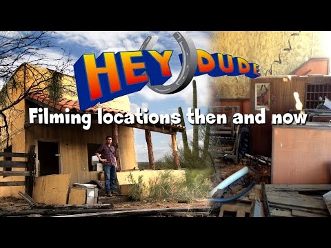 Nickelodeon's Hey Dude abandoned ranch- Then and Now