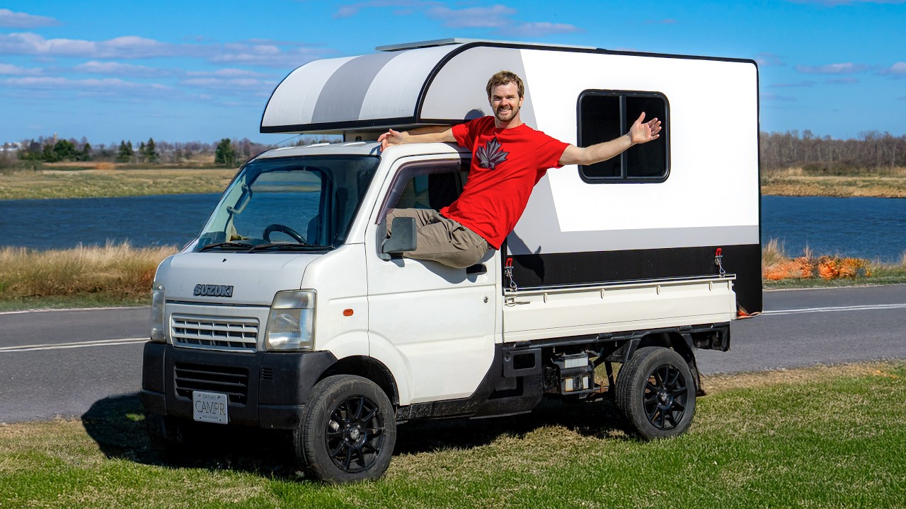 Making a TINY CAMPER for my TINY TRUCK - Full Build