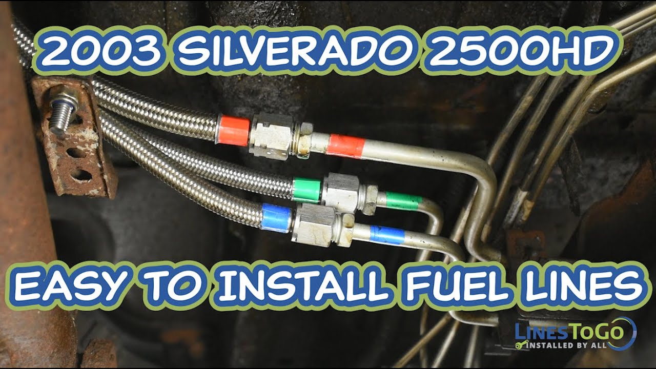 How to Install 2001-2003 Chevrolet Silverado and 2001-2003 GMC Sierra Fuel Lines