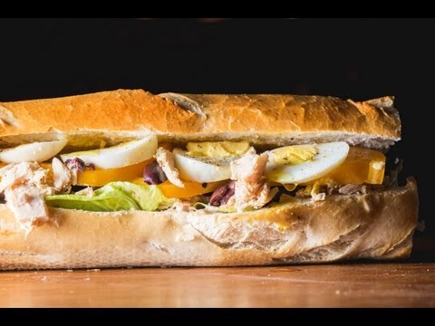 Tuna Nicoise Sandwich | SAM THE COOKING GUY