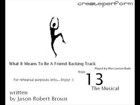 What It Means To Be A Friend Piano Instrumental Karaoke Backing Track (13)