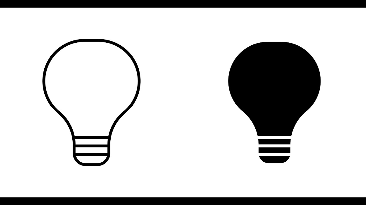 Adobe illustrator CC Tutorial | Bulb Logo Design illustrator - Flat Design Tutorial