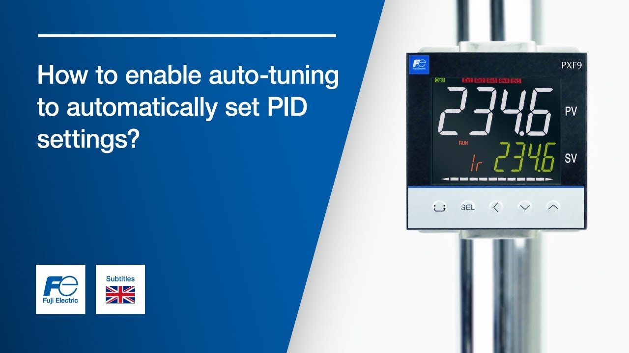 Tutorial PXF controller: How to enable auto-tuning to automatically set PID settings?