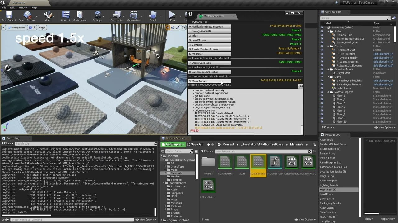 TAPython Test Cases Recording