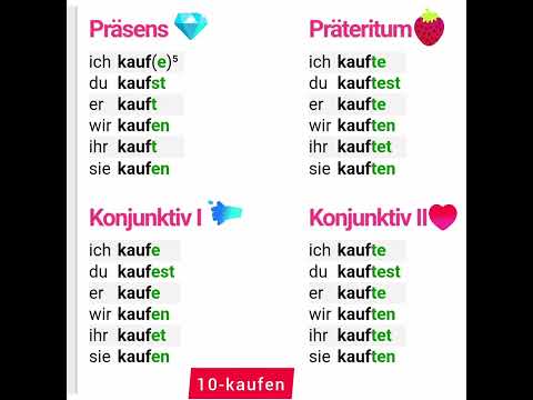 10-verb-kaufen #deutsch #lernen #video