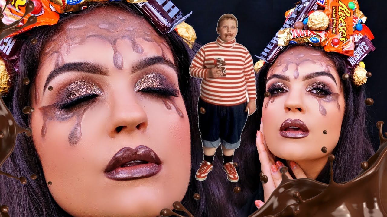 MELTING CHOCOLATE | Augustus Gloop Inspired Halloween Tutorial