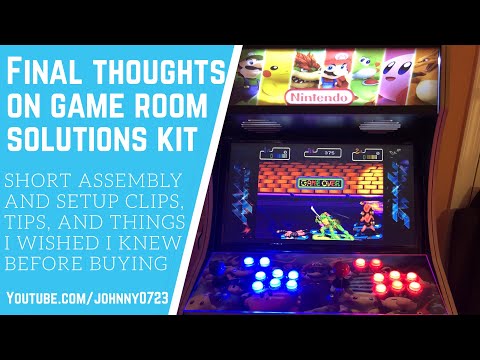 Recap of Game Room Solutions bartop arcade purchase and assembly - Things I wished I knew before!