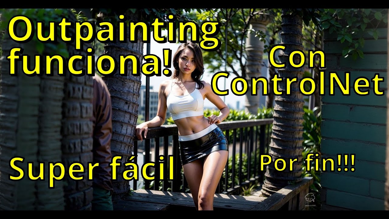 Outpainting con ControlNet | Stable diffusion en español