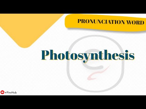 Photosynthesis pronunciation- indian english pronunciation