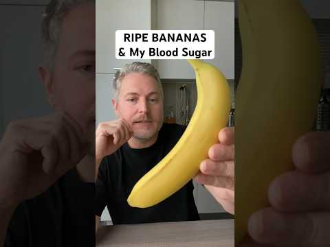 Ripe bananas, and my blood sugar. #bloodsugar #insulinresistance #insulinresistant1 #glucose