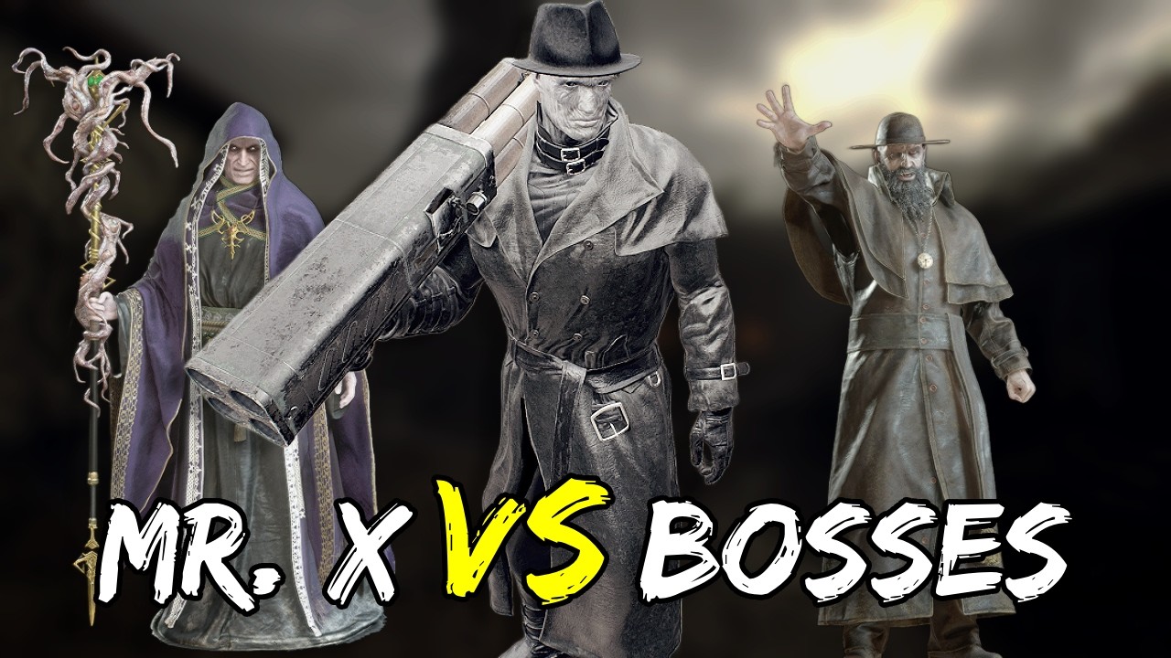 Resident Evil 4 - MR  X VS All Bosses | Professional Difficulty - No Damage 4K 60 FPS