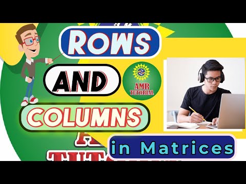 Rows and Columns in Matrices || Urdu/Hindi