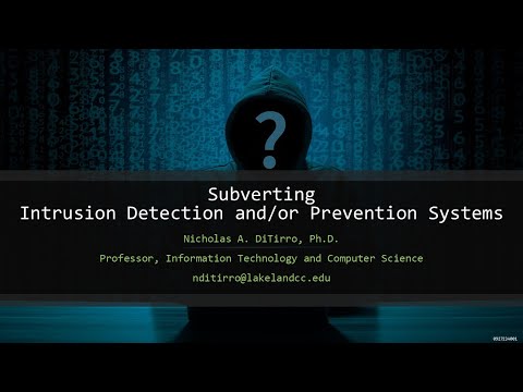 Ethical Hacking - Subverting IDS and/or IPS Systems - 041324A01
