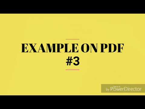 How to find cdf from pdf| 1.4 | probability and statistics | Engineering mathematics