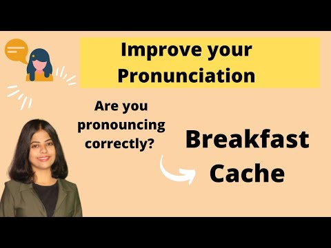 Improve your pronunciation|Breakfast|Cache|#shorts