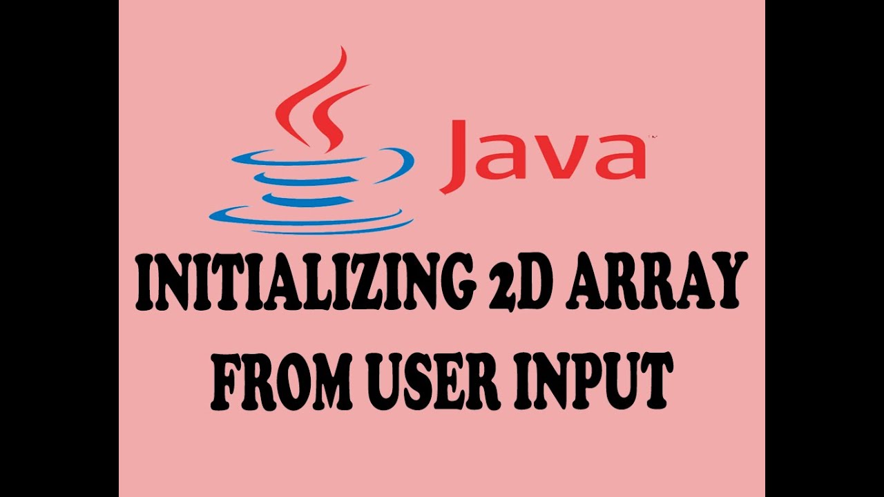 STORING VALUES IN 2D ARRAY WITH USER INPUT USING LOOP IN JAVA (URDU / HINDI)