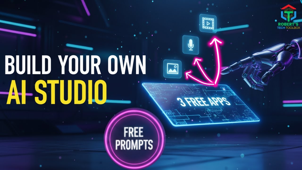 Build 3 Free AI Apps (No Code) to Create Stories, Voices & Videos