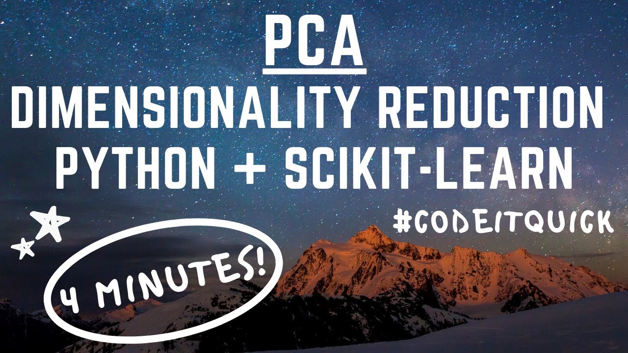 PCA Dimensionality Reduction Python Scikit-Learn #CodeItQuick
