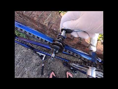 Aligning the pedals on a Tandem Bike