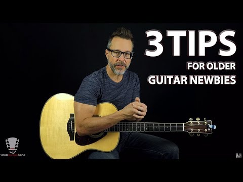 3 Tips for Older Newbie Guitar Players