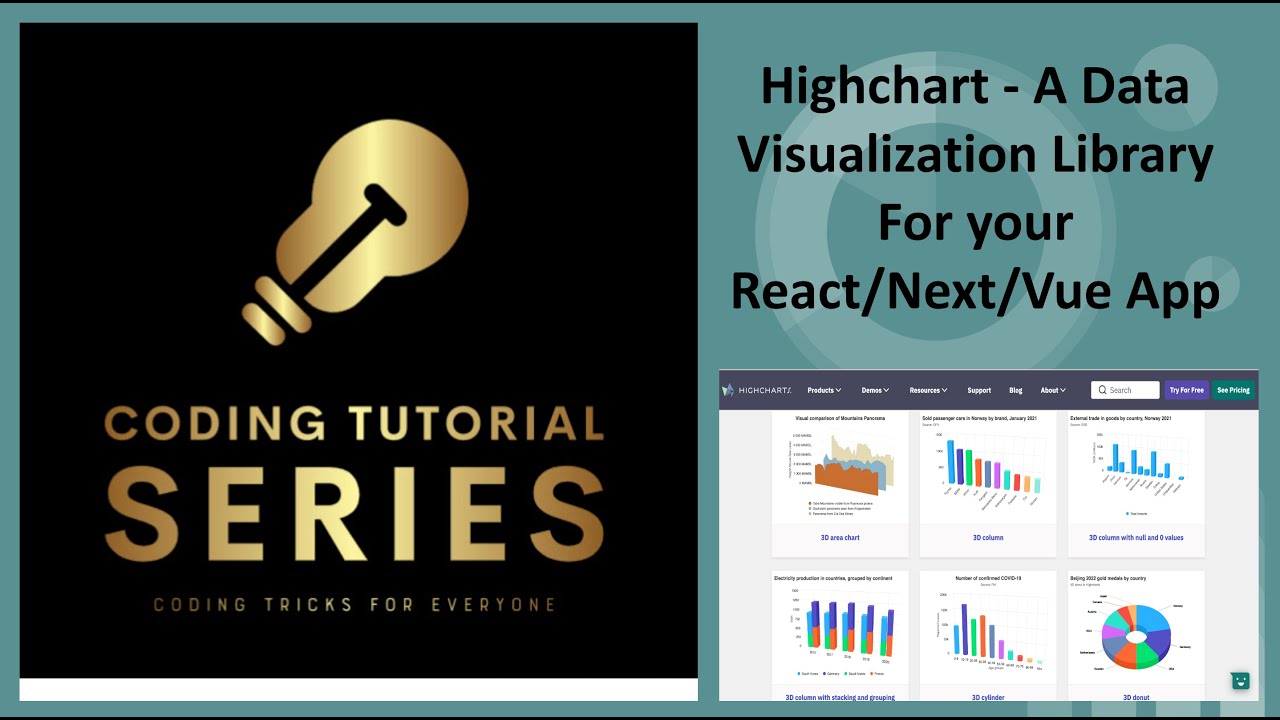 Create Interactive 3D charts with Data Visualization Library for your Next.js/React App